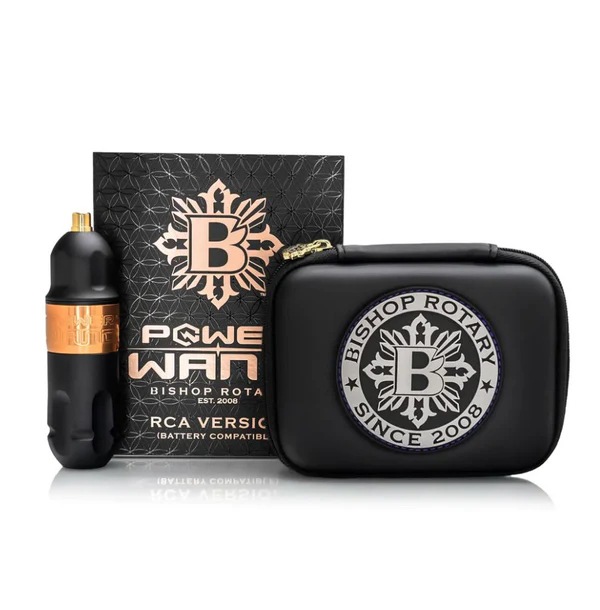 Bishop Rotary Power Wand Tattoo Machine With Lightning Bolt Battery ...